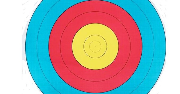 Arrowhead 80cm 6 Ring Target Faces